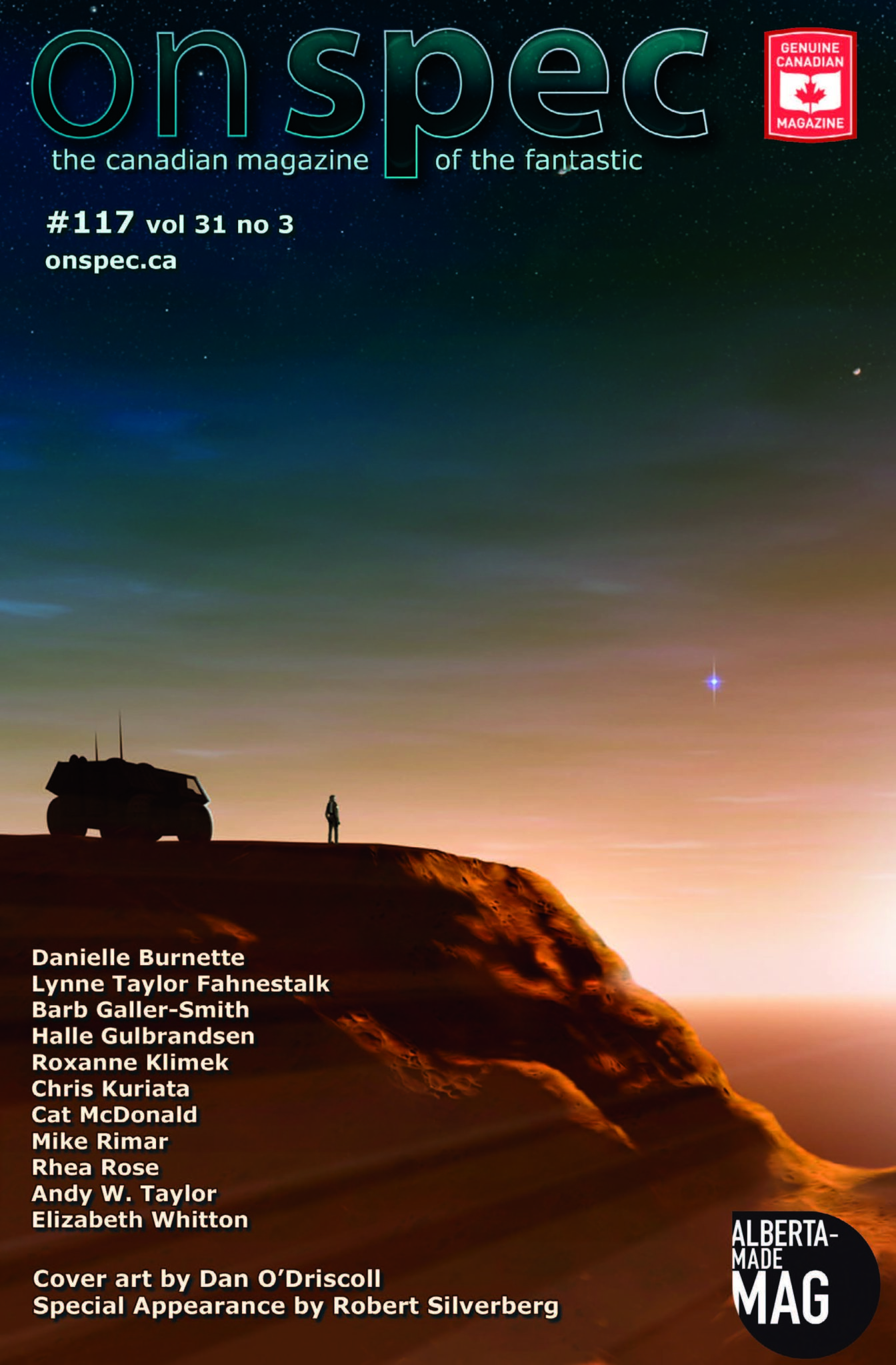 On Spec Magazine Wins 9th Aurora Award – SF Canada